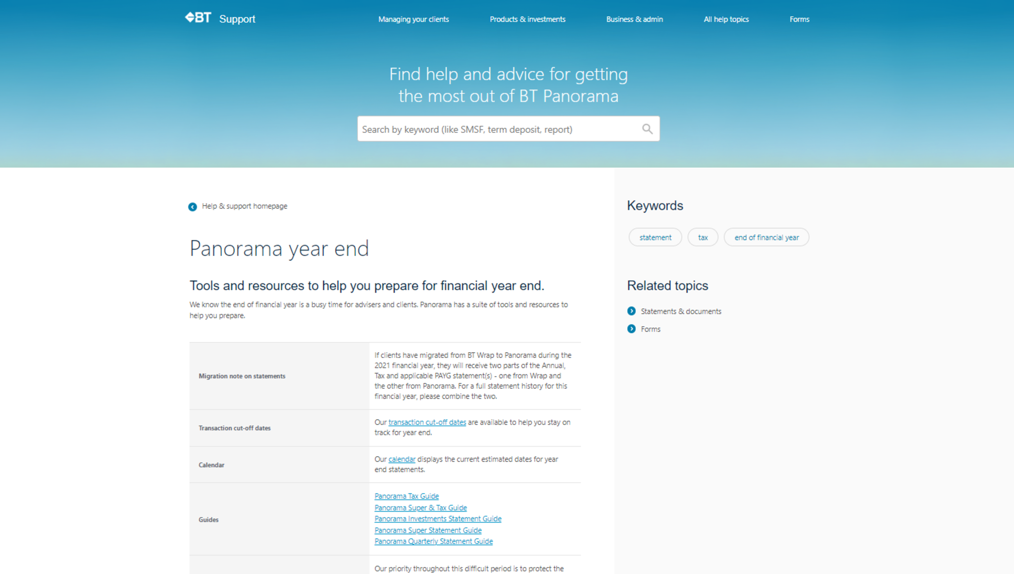 BT Panorama platform hints and tips | BT Professional
